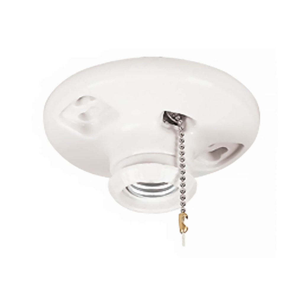 Pull Chain Lamp Holder Porcelain 51-1681 – G & G General Supply